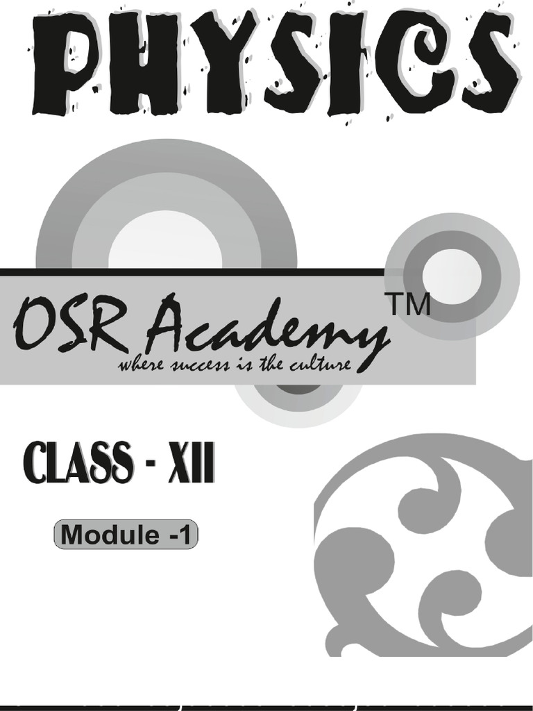 Physics Module - 1 | PDF
