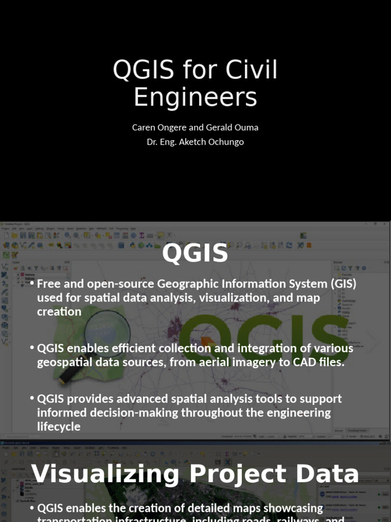 QGIS Applications in Civil Engineering | PDF