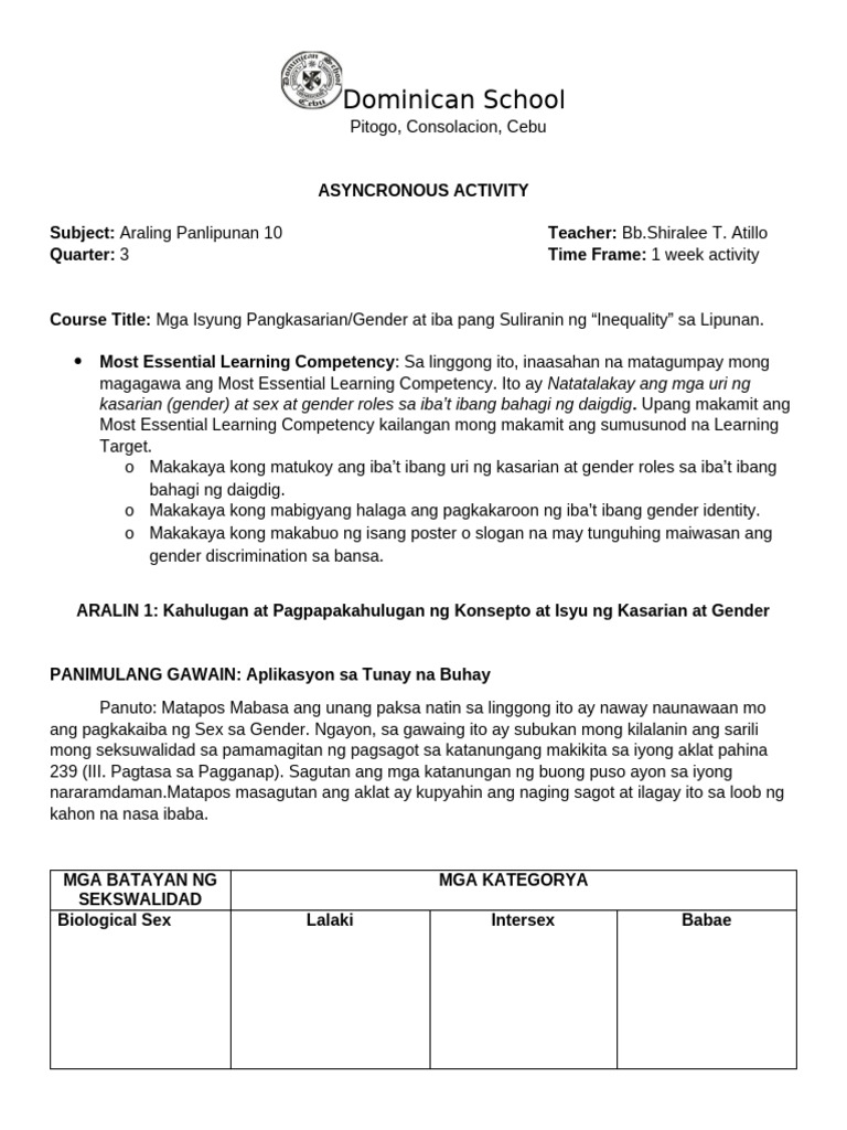 Asynchronous Activity #3.2 | PDF