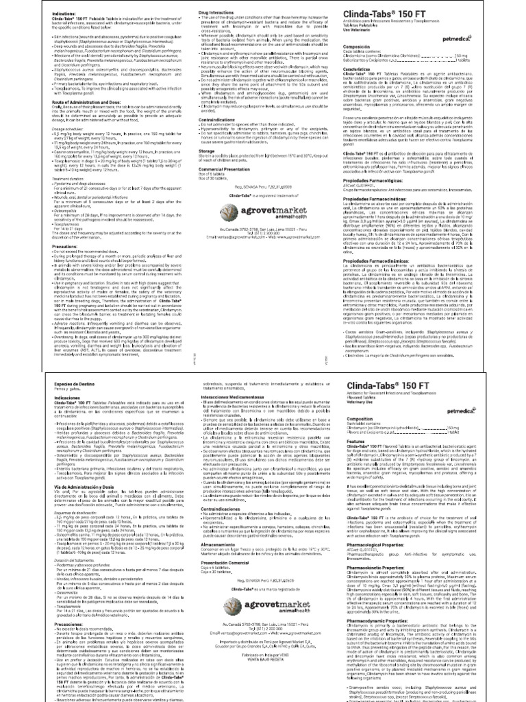 Clinda Tabs 150 FT 430 | PDF