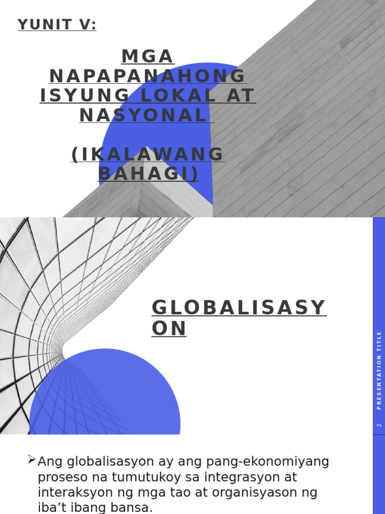 Yunit 5 Ikalawang Bahagi | PDF