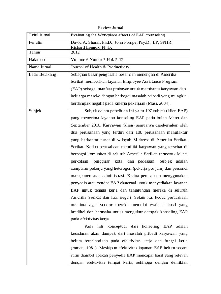 Review Jurnal UTS | PDF