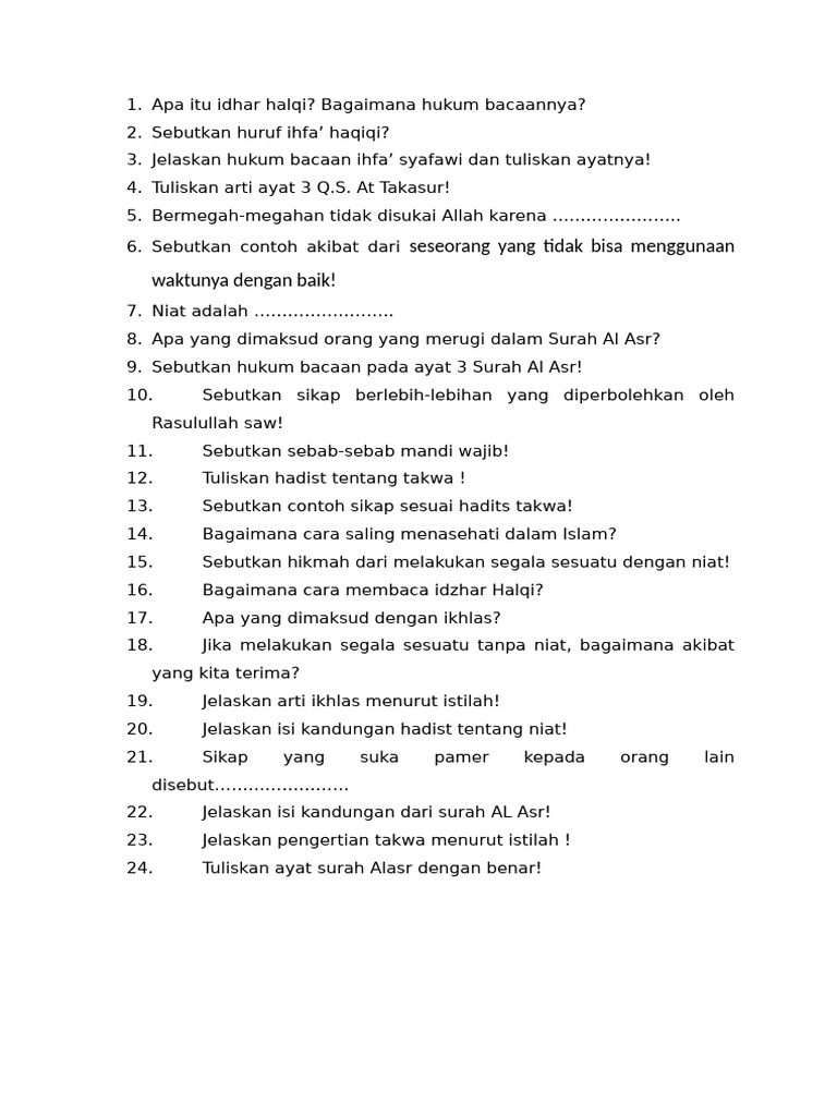 Apa Itu Idhar Halqi | PDF