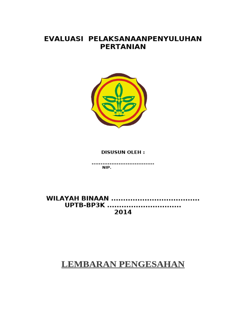 Contoh Evaluasi | PDF