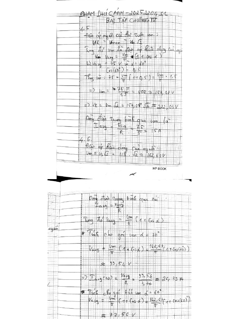 Bai Tap Chuong 4 | PDF