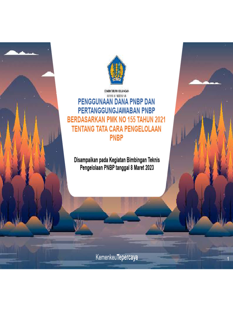 Panduan Pengelolaan Dana PNBP 2021 | PDF