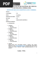Informe - Indagación Descriptiva - Proyecto Eureka 2025 | PDF ...