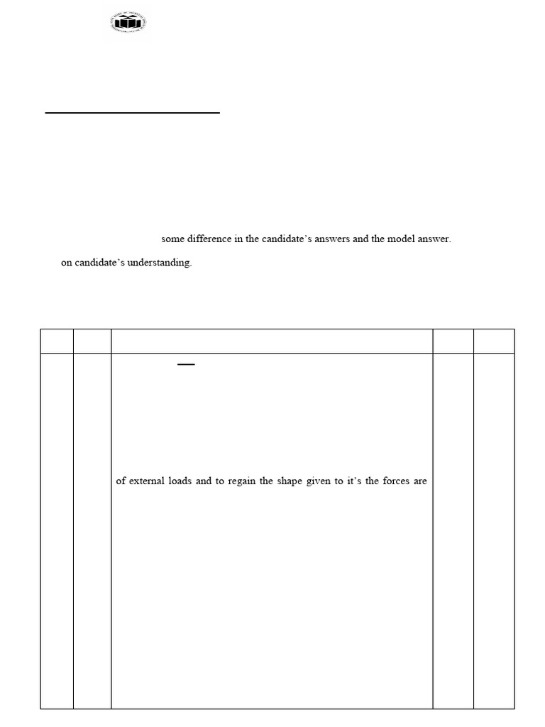 2016 Winter Model Answer Paper | PDF | Stress (Mechanics) | Elasticity (Physics)