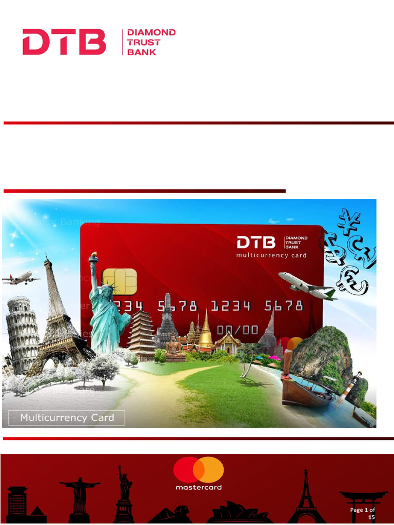 2019 10 18 - DTB Multicurrency Prepaid Card - User Guide | PDF | Debit ...
