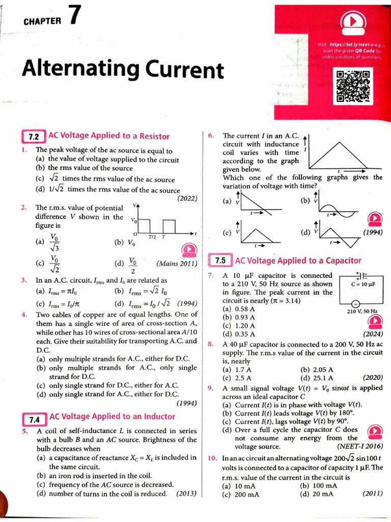Ac Neet Pyq MTG | PDF