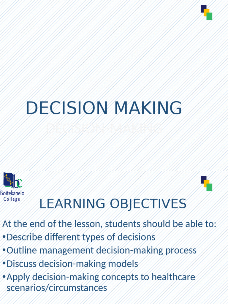 Decision Making | PDF | Decision Making | Rationality