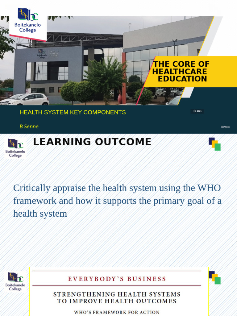 Health System | PDF | Health Human Resources | Health Care