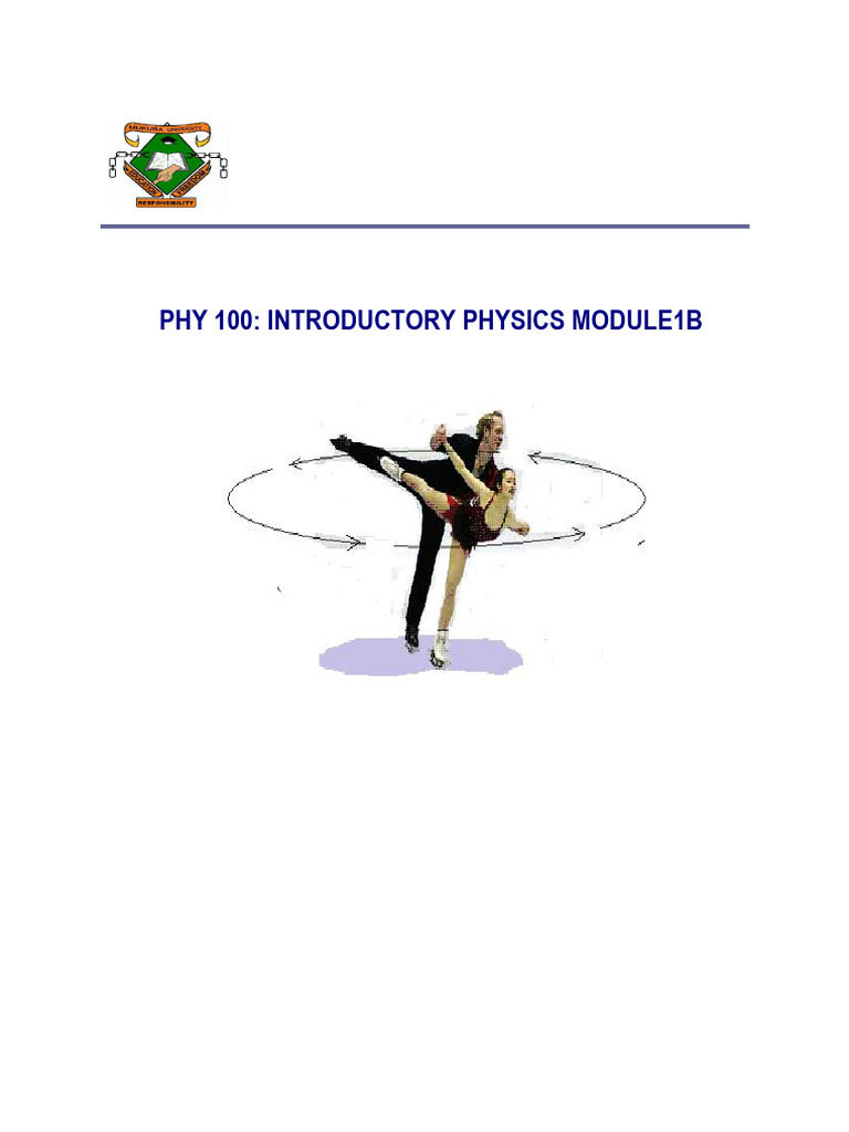 Phy 100 Ib (2015) | PDF | Force | Momentum