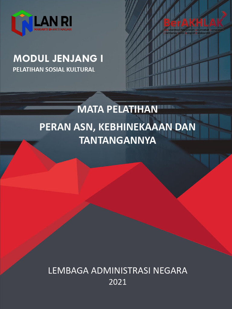 Peran ASN, Kebineaan Dan Tantangan | PDF