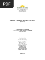 Pediatric Community Acquired Pneumonia (PCAP) | PDF | Respiratory Tract ...