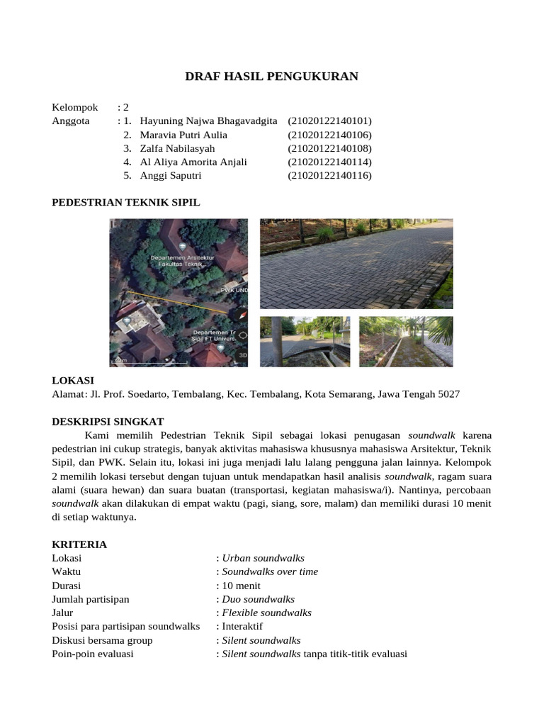 Draf Hasil Pengukuran Fisbang | PDF