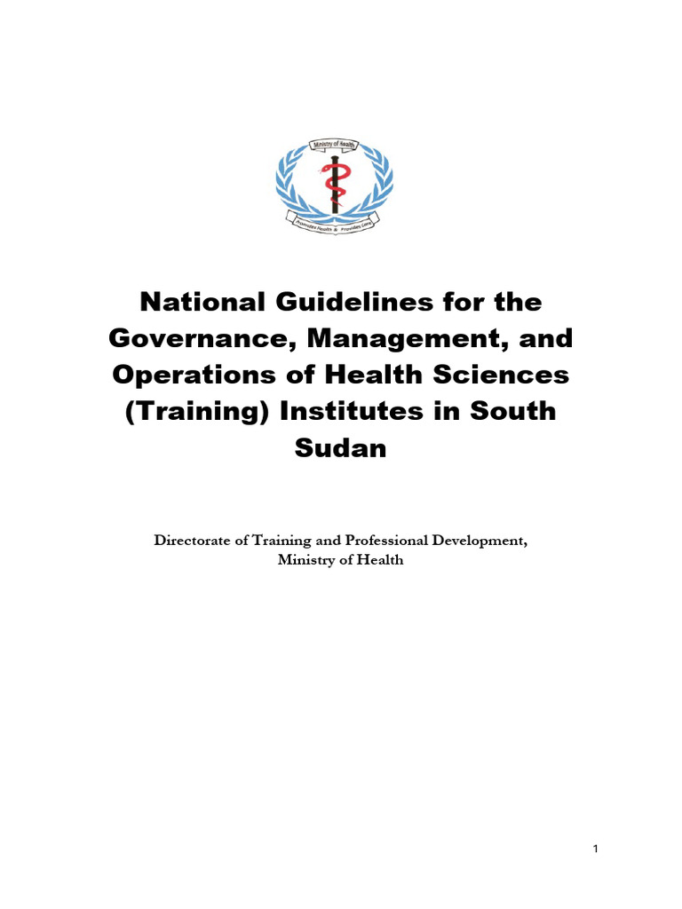 Final MOH National Guidelines For HSIs | PDF | Governance | Regulatory ...