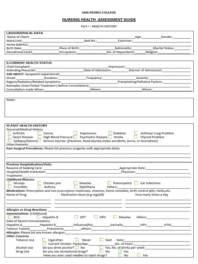 Pa Checklist | PDF | Anatomical Terms Of Motion | Asthma
