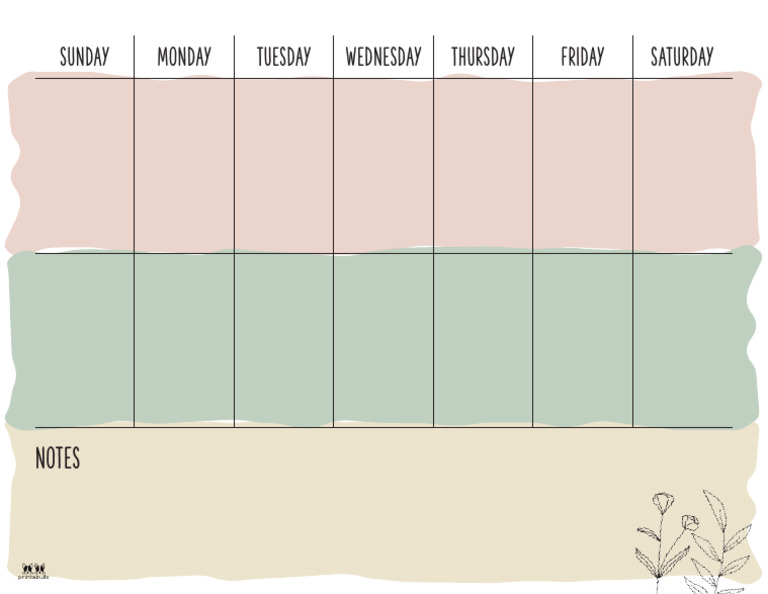Printable Two Week Planner Page 6 | PDF