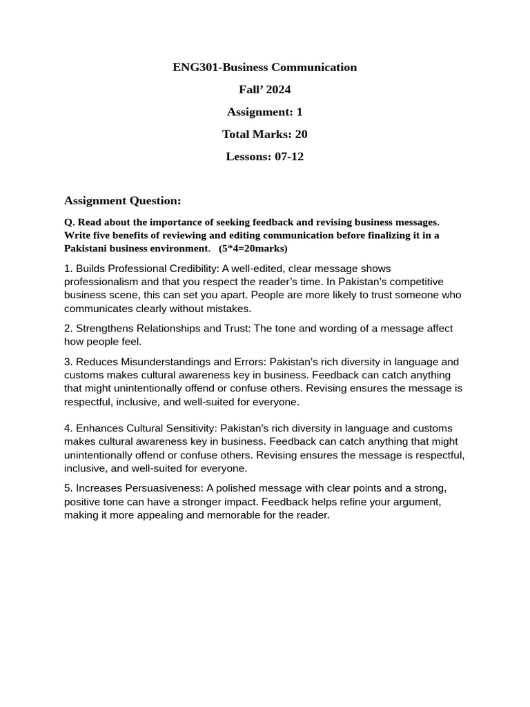 Fall 2024 - ENG301 - 1 | PDF