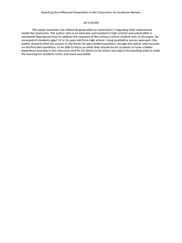 Academic Review | PDF