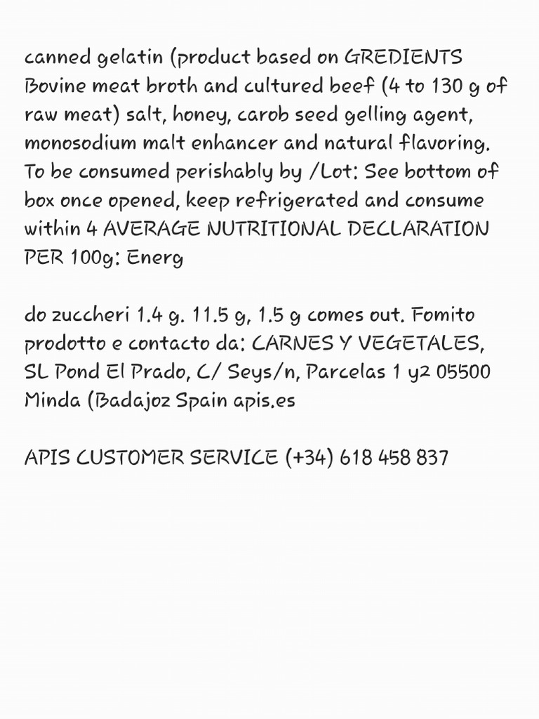 My Food Can Translator | PDF