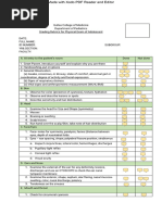 Complete Physical Exam Checklist | PDF | Abdomen | Somatosensory System