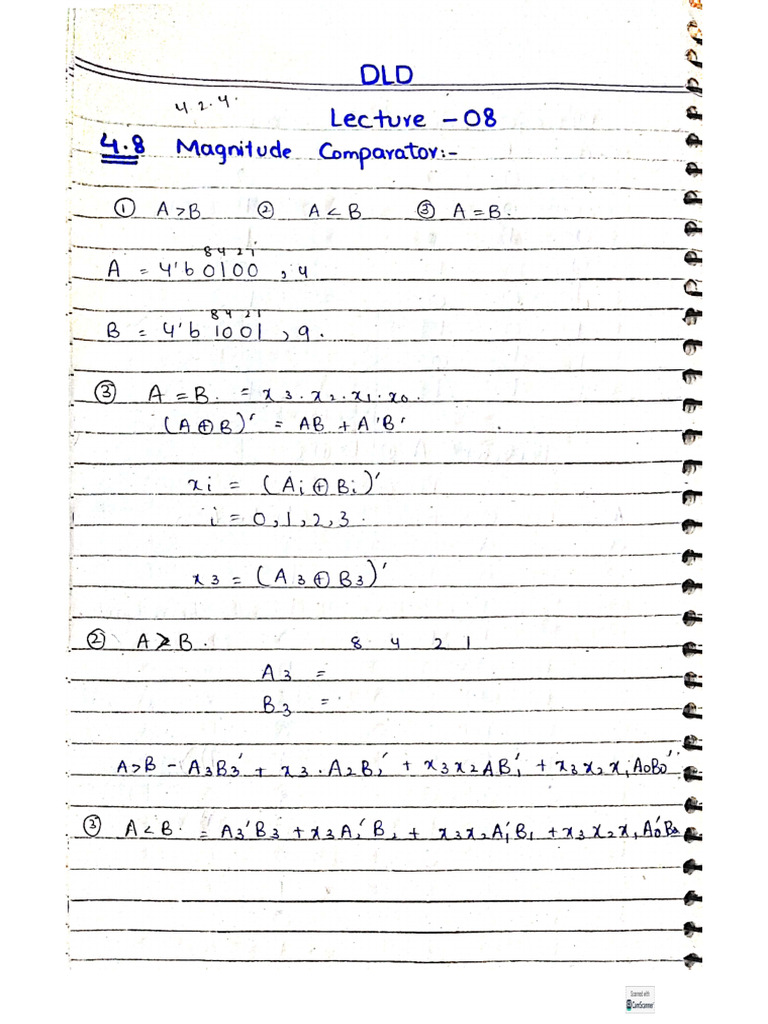 DLD Lecture 08 | PDF