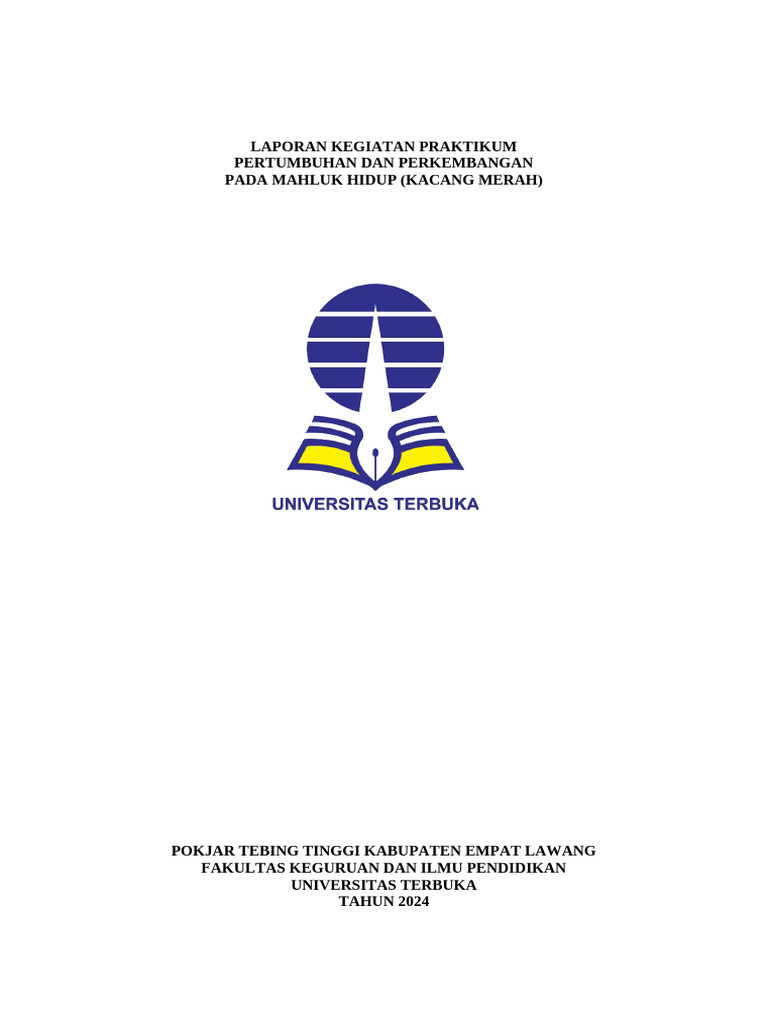 Laporan Kegiatan Pratikum Modul 1 KP 3 Pertumbuhan Dan Perkembangan Pada Mahluk Hidup E.P | PDF