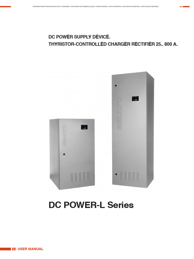 DC POWER-L Series | PDF | Power Supply | Power Inverter