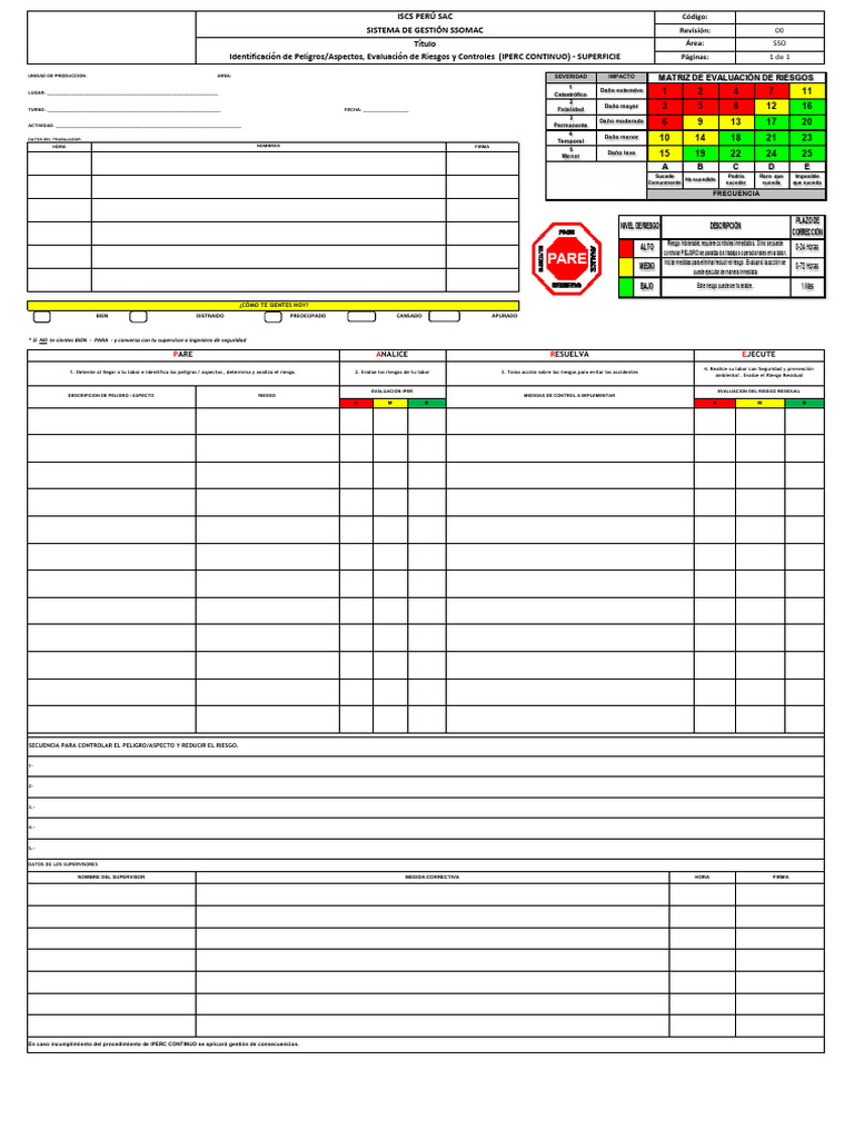 IPERC Continuo | PDF