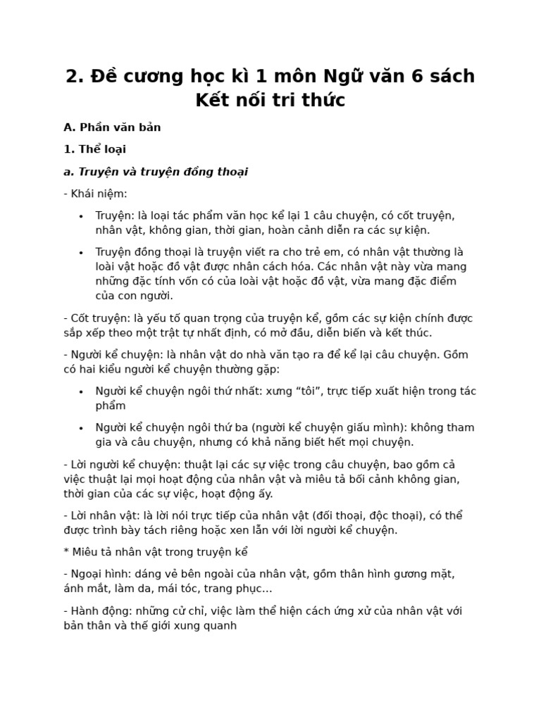 ĐC Văn 6 KNTT | PDF