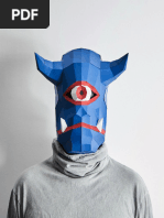 Squidgame Frontman Template Mask Assembli 1 | PDF