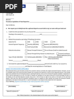 Fixed Deposit Premature Closure Form | PDF | Banks | Money