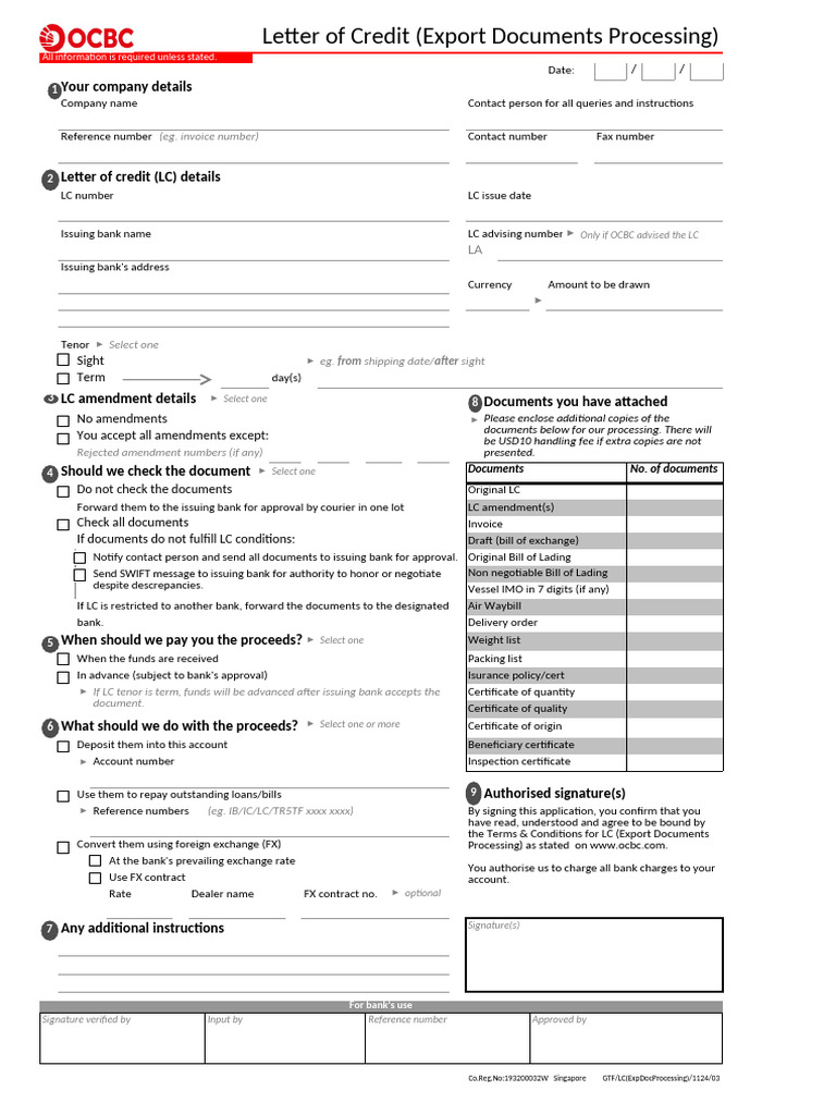 LC Export Doc Processing | PDF | Letter Of Credit | Indemnity