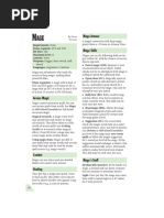 D&D 5E Mage Stat Block Overview | PDF | Dungeons & Dragons | Wizards Of ...