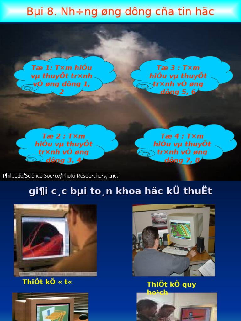 Tiet 19. Nhung Ung Dung Cua Tin Hoc | PDF