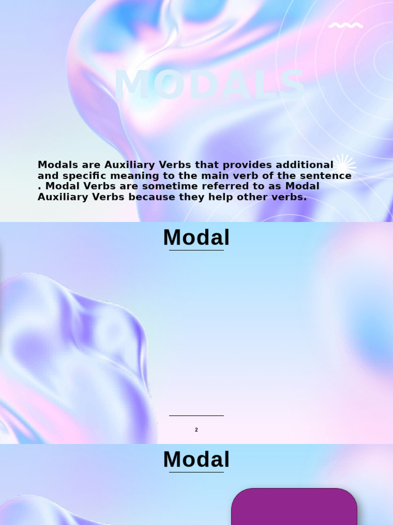 Modals | PDF