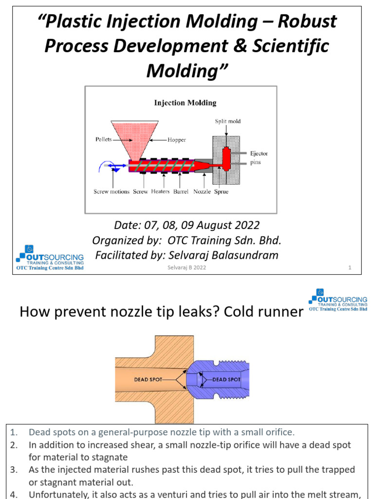 Plastic Injection Moulding - Robust Process Development & Scientific ...