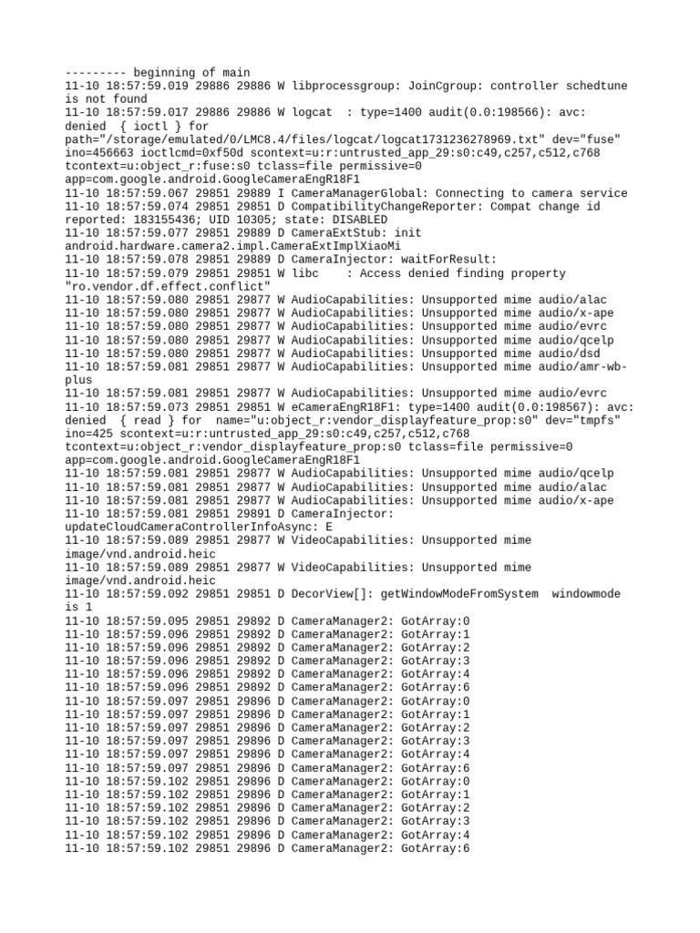 Log Cat 1731236278969 | PDF | Computing | Software