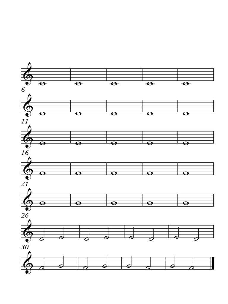 Doremifasol Di Kunci G | PDF