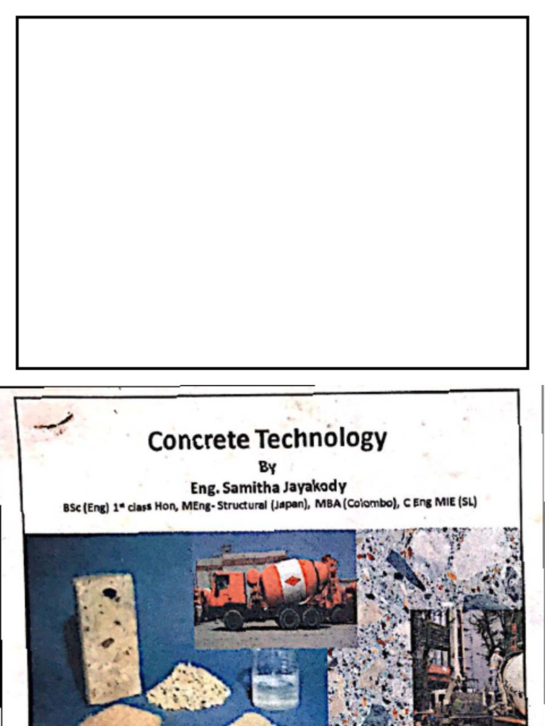 Concrete Technology | PDF