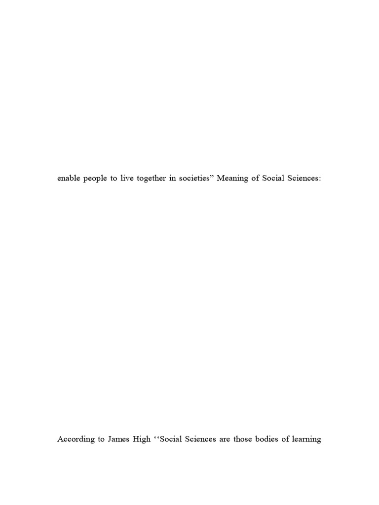 1 - 5 Unit Materials Social Science | PDF | Social Sciences | Science