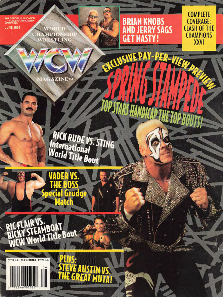 WCW Magazine, 1994-06 (C) | PDF | Wwe | American Professional Wrestling ...