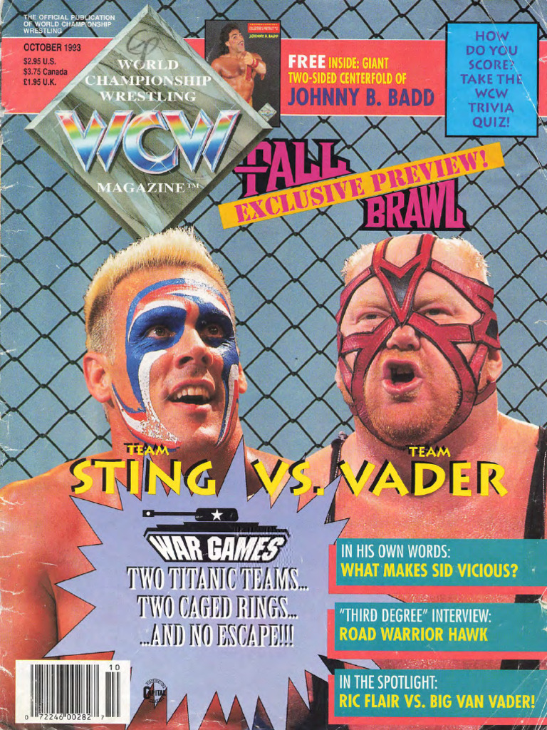 WCW Magazine, 1993-10 (C) | PDF | Professional Wrestling | American ...