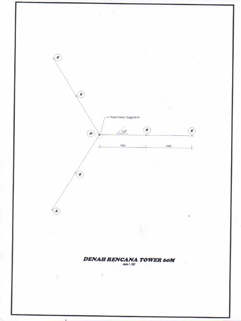 Desain Tower Triangle 60 M | PDF