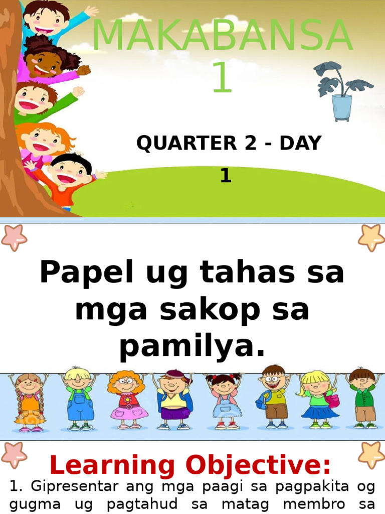 Q2G1 Makabansa BINISAYA - W8 Day1 2 | PDF