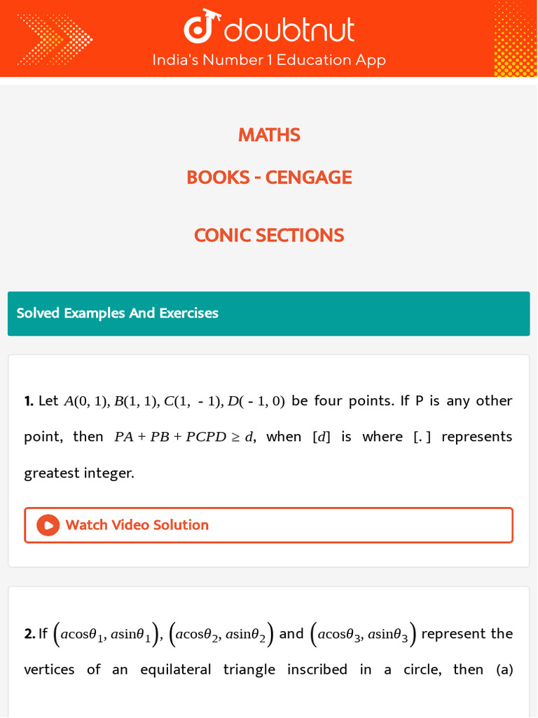 Books Doubtnut Question Bank | PDF | Circle | Triangle