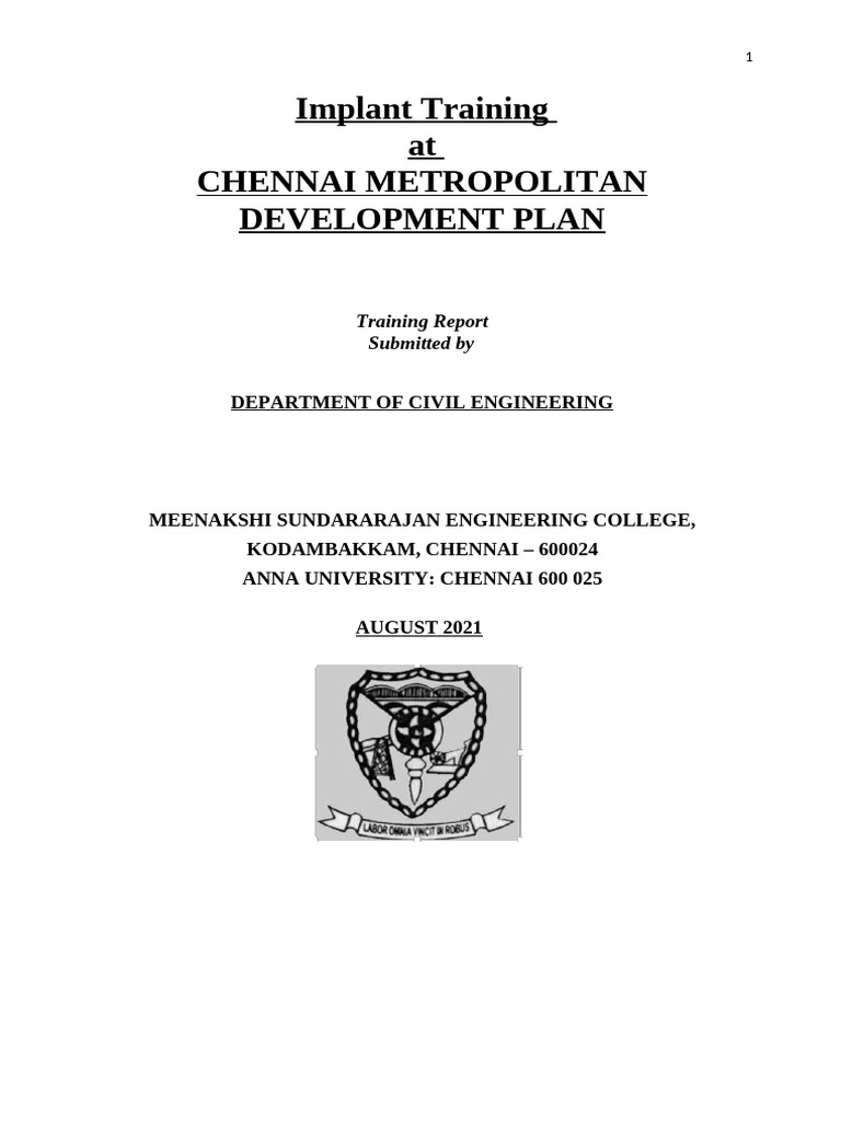CMDP 2021-22 Internship Report | PDF | Prestressed Concrete | Personal ...
