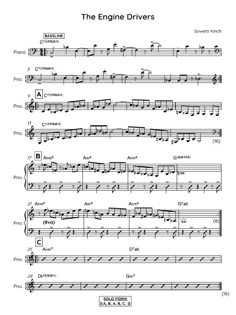 The Engine Drivers - Soweto Kinch | PDF